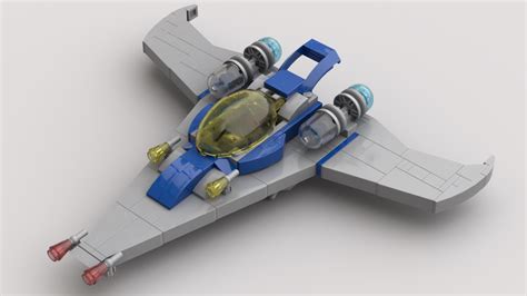 LEGO MOC Modern Classic Spaceship By Matt 0937 Rebrickable Build