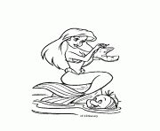 Coloriage Sirene Facile Scandinave Dessin Sirene Imprimer