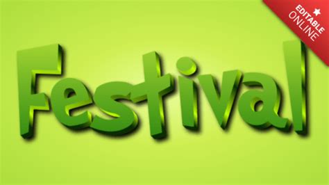 Festival The Grinch Font Text Effect Generator