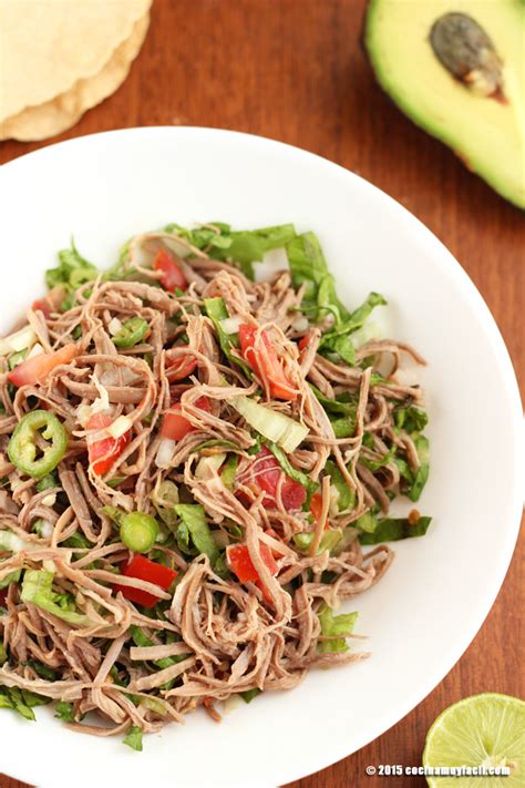 Salpicón de res Receta Cocina Muy Facil
