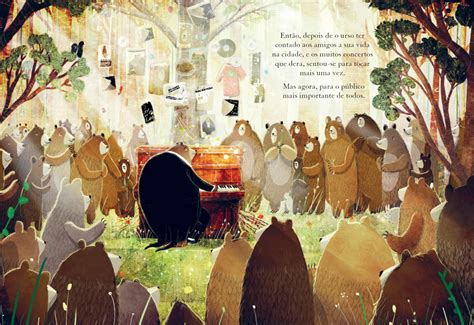Viajar Pela Leitura O Urso E O Piano De David Litchfield