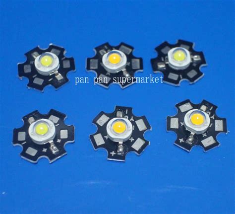 10Pcs 3W High Power Chip White Warm White Light Bead Emitter LED Bulb