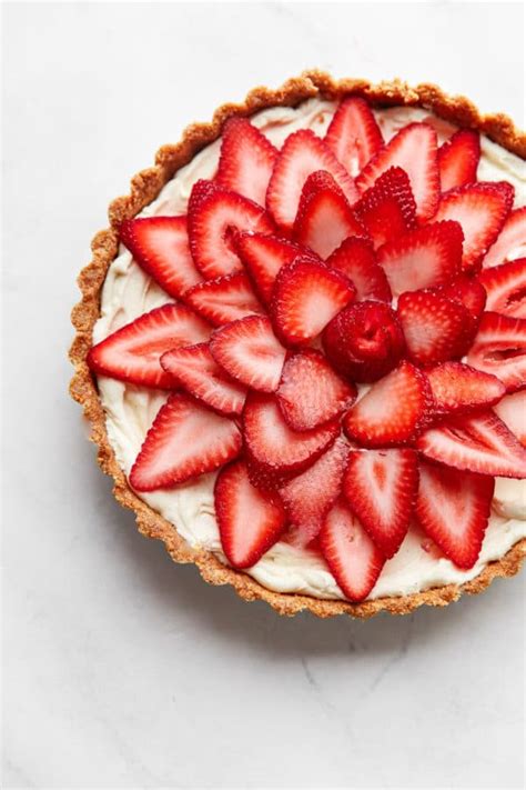No Bake Strawberry Mascarpone Tart A Beautiful Plate