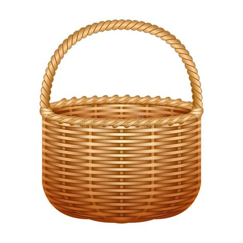 Icono Vectorial De Cesta Icono De Vector Realista Aislado En La Cesta