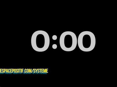 compte à rebours en ligne 10 minutes YouTube