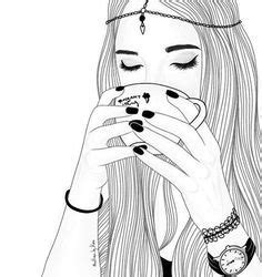 Dibujos De Chicas Tumblr Para Colorear