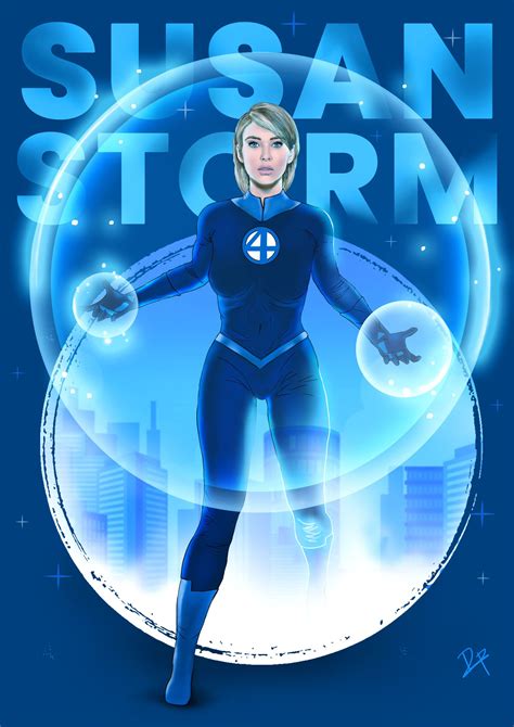 ArtStation Fantastic Four Invisible Woman Susan Storm Fanart