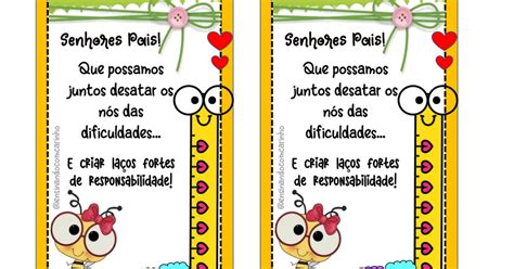 Two Yellow Bookmarks With Cartoon Characters And Hearts On Them One