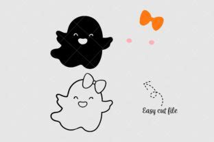 Girl Ghost Halloween Svg Graphic By CatAndMe Creative Fabrica