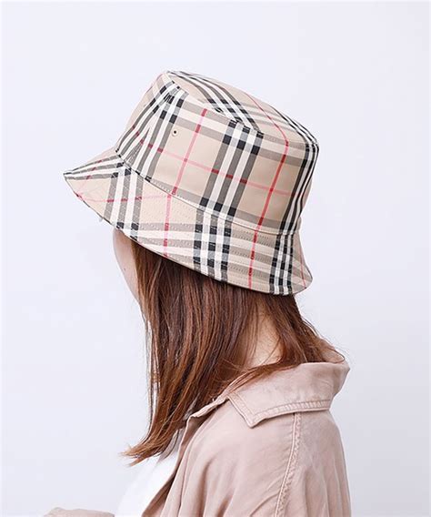 BURBERRY 2 PANEL BUCKET HAT CHECK バーバリー チェック バケット ハットハットBURBERRY