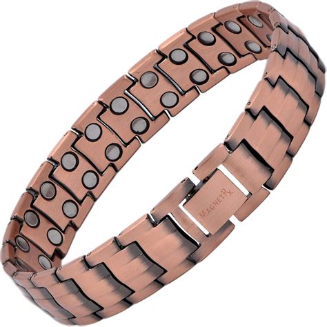 MagnetRX Magnetarmband Herren Aus Purem Kupfer Starkes Magnetisches