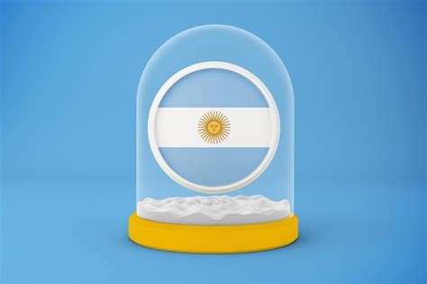 Globo terráqueo argentino Foto Premium