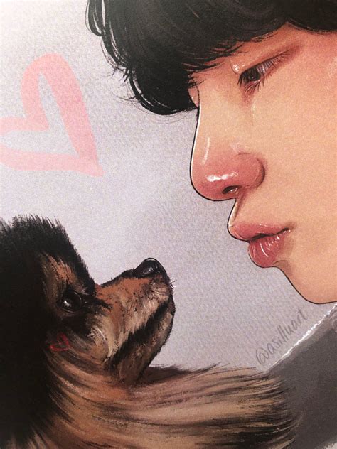 Taehyung V Yeontan A5 A4 Print BTS Fan Art Digital Etsy