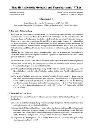 Blatt 01 Tilmann Plehn SS 24 Institut für Theoretische Physik