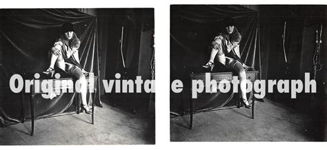 Original Vintage Monsieur X Stereoview Photo Nude Woman 1920 S France