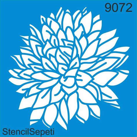 I Ek Deseni Stencil Ablon A A Lar Yapraklar Stencilsepeti