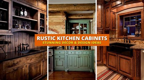 30 Inspiring Rustic Kitchen Cabinets Ideas Designs For 2021 You
