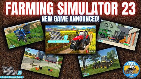 NEW GAME ANNOUNCED Farming Simulator 23 Mobile YouTube
