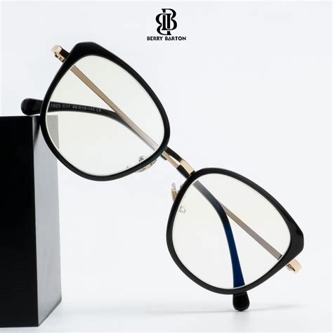 Jual Berrybarton Kacamata Cat Eye Anti Radiasi Blueray Kacamata Minus