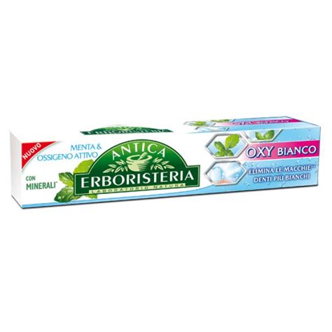 Antica Erboristeria Dentifricio Oxy Bianco Menta E Ossigeno 75ml