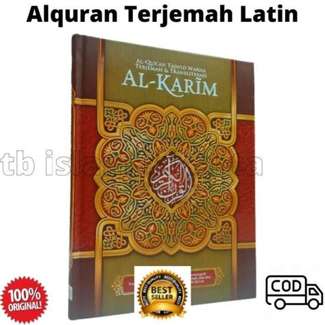 Jual Al Quran Terjemah Latin Uk A4 Alquran Al Karim Tajwid Warna