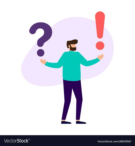 concept frequently asked questions royalty free vector image