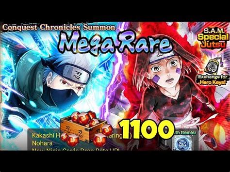 NxB NV 1100 Full Step 1 Summon Kakashi EMS New EX Jutsu Rin New EX