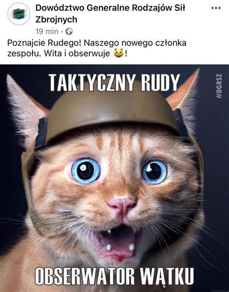 Dowództwo Generalne on Twitter Znacie Rudego fb DGRSZ
