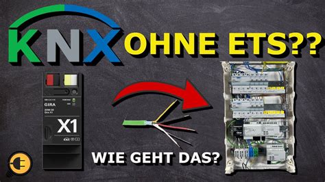 KNX Smart Home OHNE ETS Gira One Verdrahtung In Der Unterverteilung