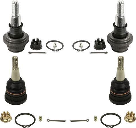 4pc Front Upper Lower Ball Joints Suspension Kit