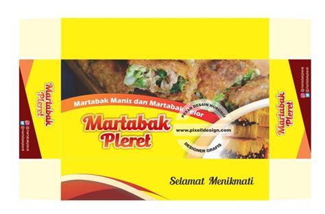 Desain Kemasan Martabak Pleret Labels Beef Food