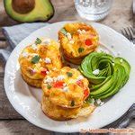 Low Carb Eiermuffins mit Schinken gesundes Rezept fürs Frühstück