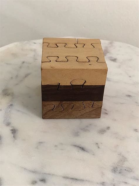 Master Piece Crafts D Wooden Brain Teaser Puzzle Skill Builder