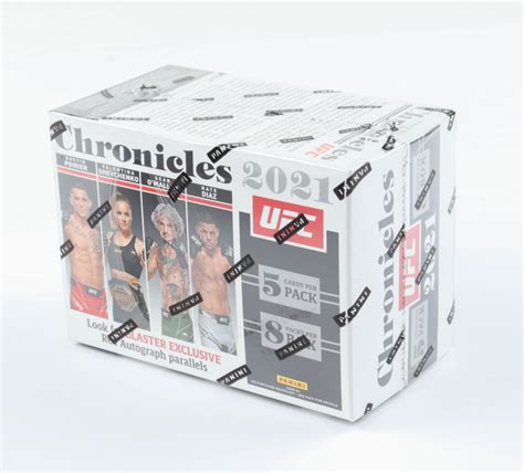 2021 Panini Chronicles UFC Blaster Box With 8 Packs Pristine Auction