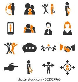 Community Simply Icons Web User Interfaces Stock Vector Royalty Free