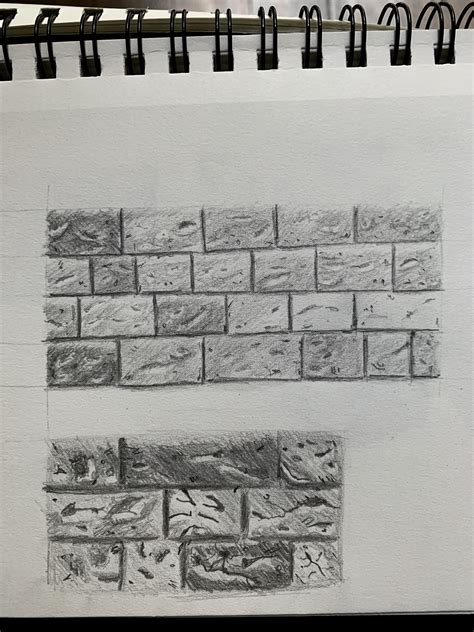 How To Draw Brick Texture