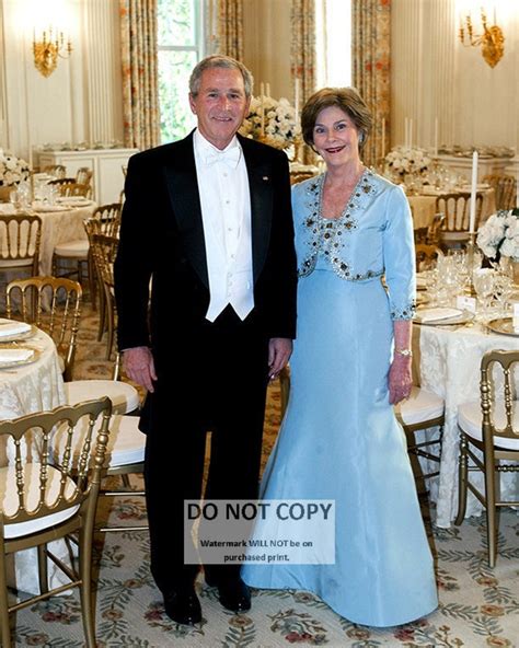 President George W Bush And First Lady Laura Bush X Or Etsy