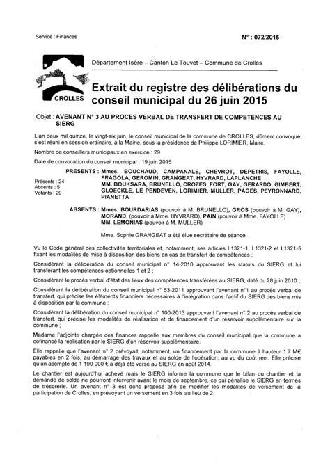 Calaméo Crolles Deliberation 72 2015 6 Avenant 3 Sierg Ma