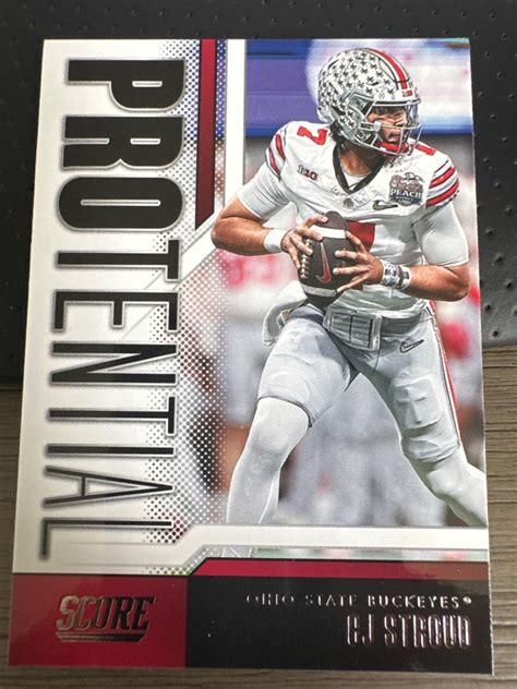 C J Stroud 2 Prices Rookie 2023 Panini Score Protential