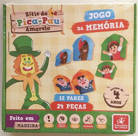 Jogo Da Memoria Sitio Do Pica Pau Amarelo Pikoli Brinquedos Educativos