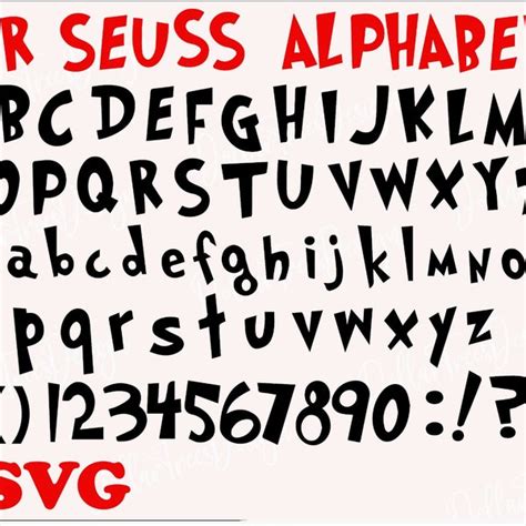 Dr Seuss Svg Etsy
