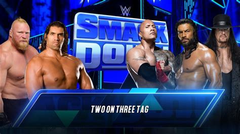 THE GREAT KHALI BROCK LESNAR VS TEAM ROMAN REIGNS YouTube