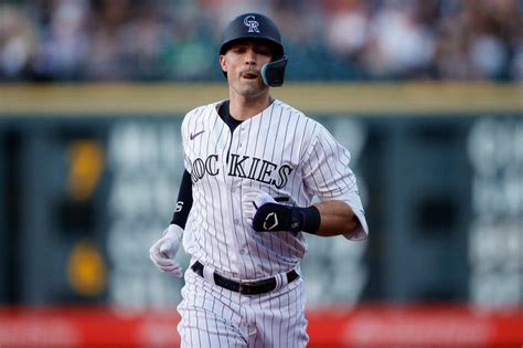 Angels Acquire B C J Cron Of Randal Grichuk From Rockies Field