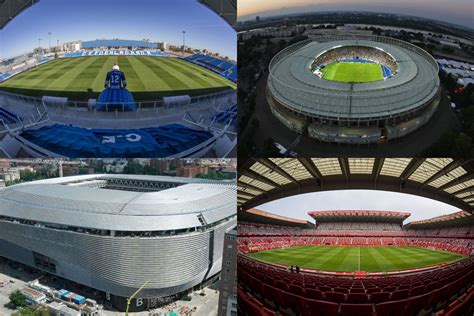 Estadios de fútbol con nombres de futbolistas