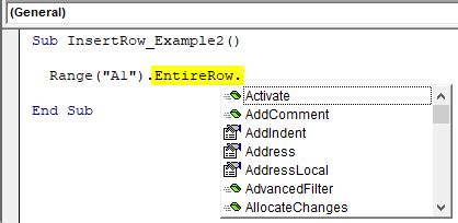 VBA Insert Row Example Code Top 5 Excel VBA Method To Insert Row