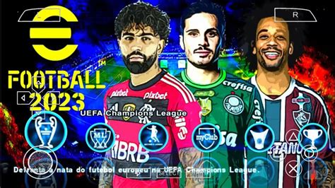 EFOOTBALL PES 2023 PPSSPP SUL AMERICANO BRASILEIRÃO E LIBERTADORES