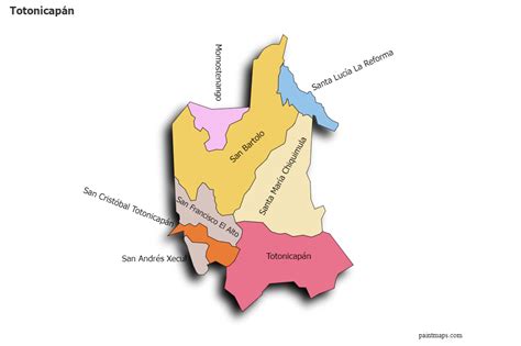Mapas De Muestra Para Totonicap N