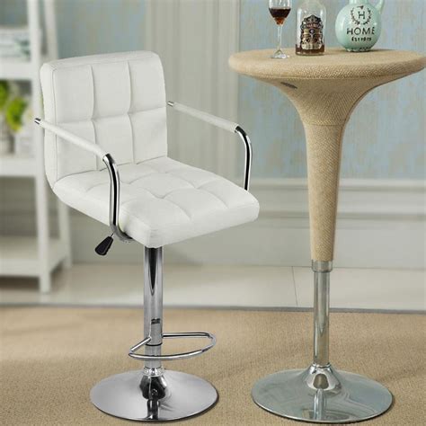 Amazon Yaheetech Bar Stools Set Of 2 Black Adjustable Counter