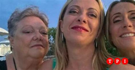Il Messaggio Della Premier Giorgia Meloni Per La Madre Anna Grazie