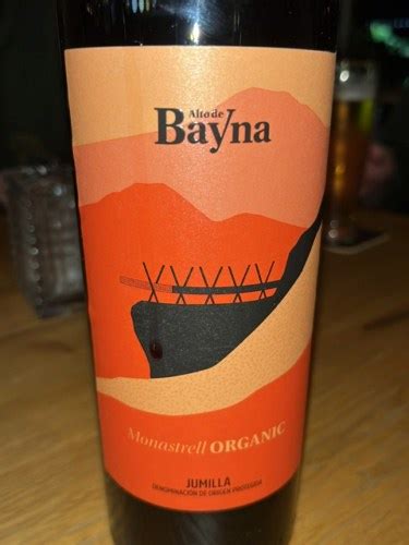Alto De Bayna Organic Monastrell Vivino US